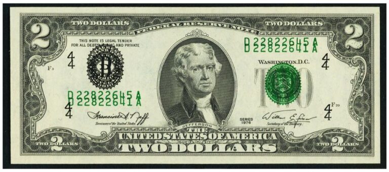 1976 $2 Bill: History, Value, and Errors