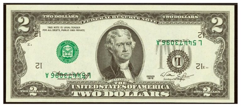 1976 $2 Bill: History, Value, and Errors