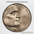 2005 Buffalo Nickel (American Bison): Value & Errors