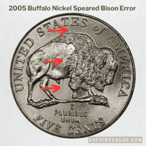2005 Buffalo Nickel (American Bison): Value & Errors