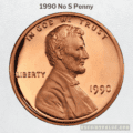 1990 Penny Value: Varieties & Errors