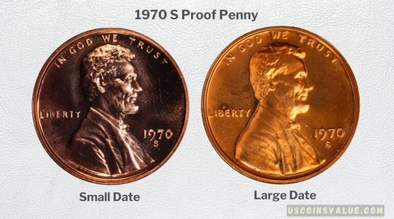 1970 Penny Value: P, D, S, Large Date & Small Date