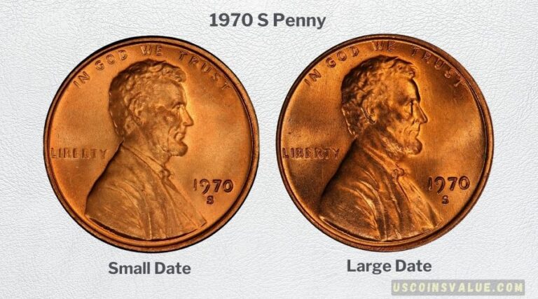 1970 Penny Value: P, D, S, Large Date & Small Date