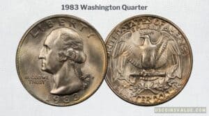 1983 Quarter Value Guide & Error list