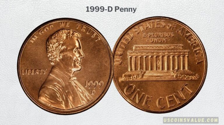 1999 Penny Value: Wide AM, Close AM & Errors